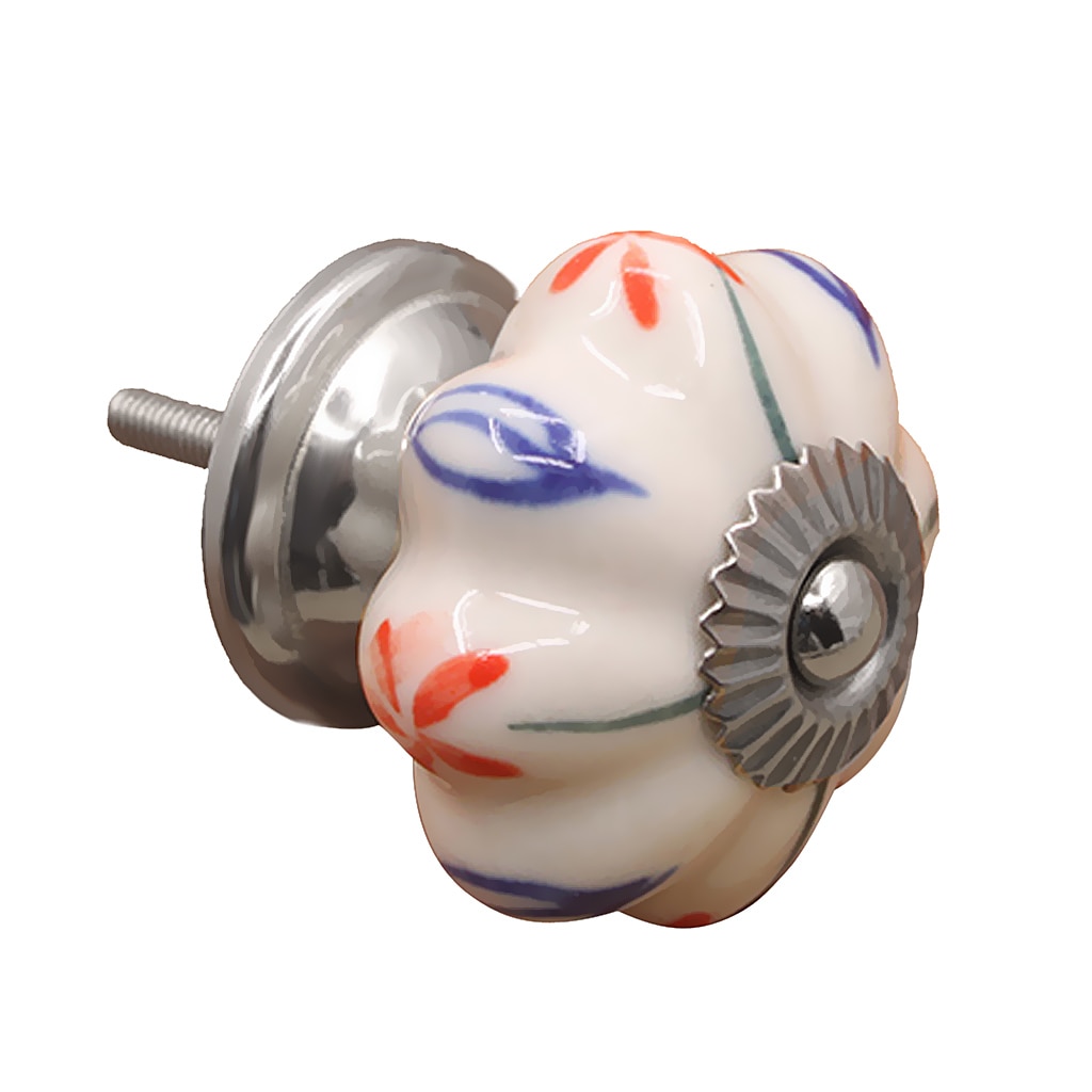 Lovely Pastoral Round Ceramic Closet Cupboard Cabi... – Grandado