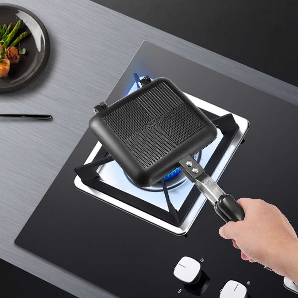Double-Sided Sandwich Pan Non-Stick Foldable Grill... – Grandado