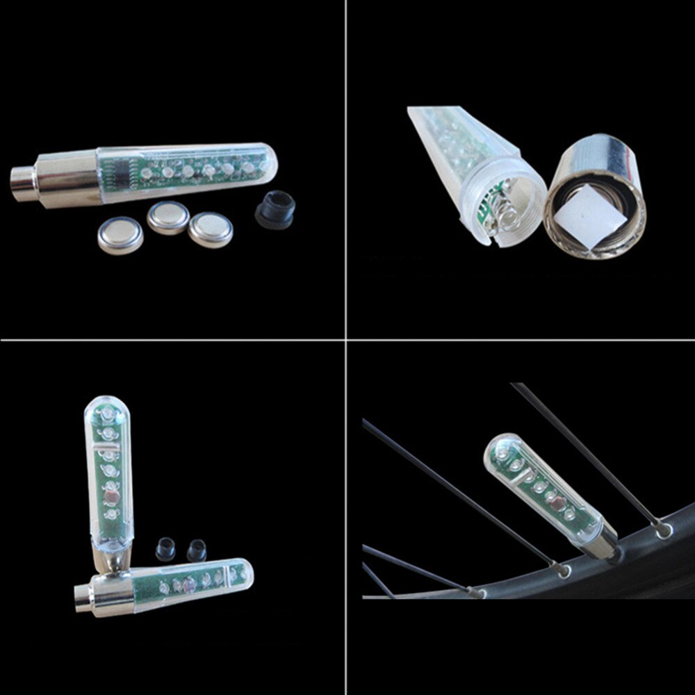 7 LED Flash Light Double-side Bicycle Wheel Spoke ... – Vicedeal