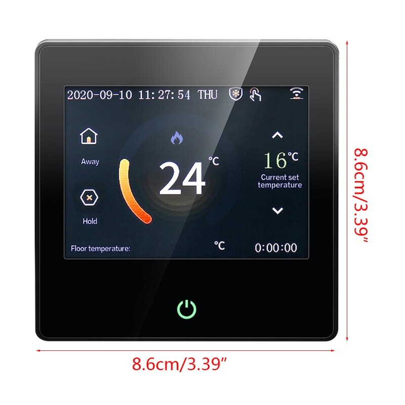 Intelligent WiFi Touching Screen Heating Thermosta... – Vicedeal