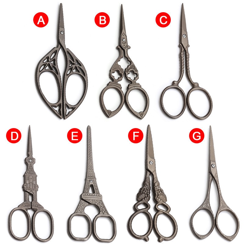 Retro Cross Stitch Scissors European Classic Vinta... – Grandado