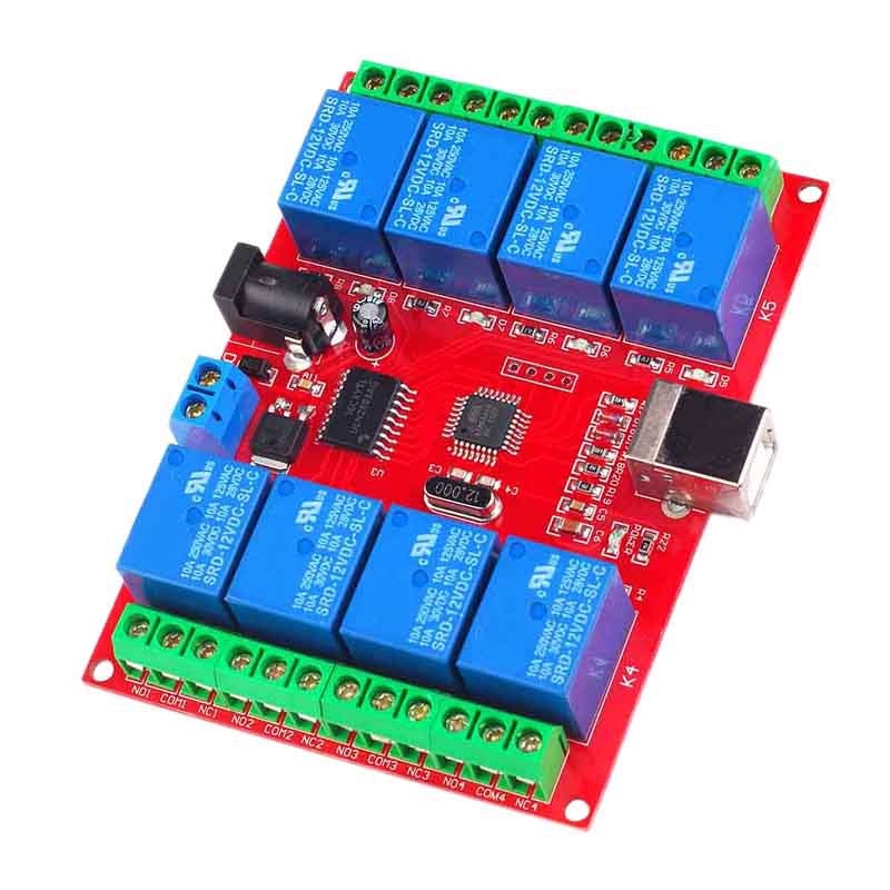 Drive Free USB Control Switch 8-Way 5V Relay Modul... – Vicedeal
