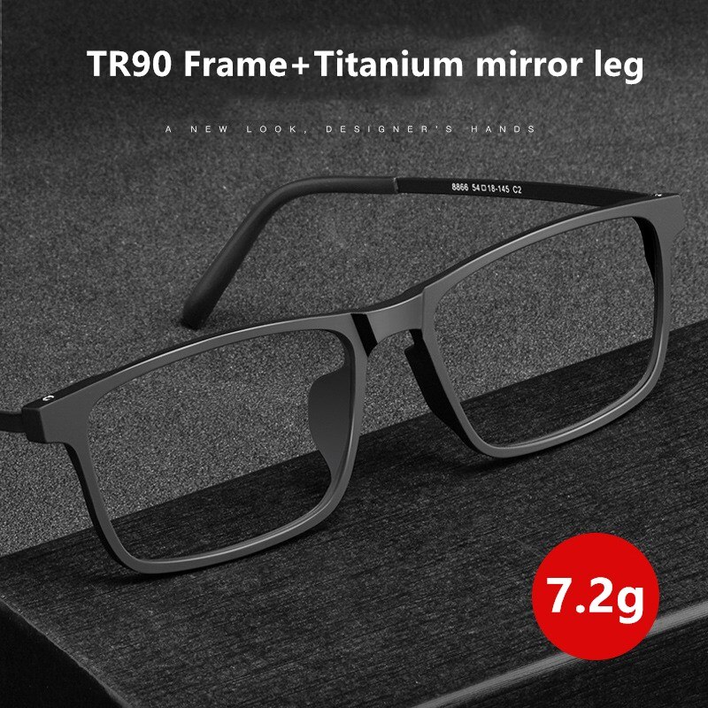 YIMARUILI Ultralight Pure Titanium Eyeglasses Fram... – Grandado