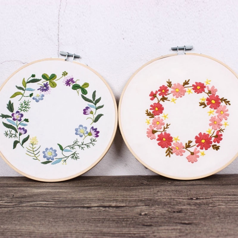 Embroidery Flower Needlework Handwork DIY Material... – Grandado