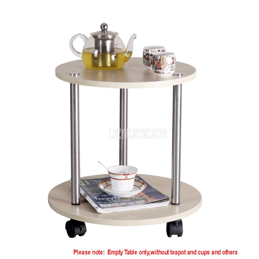 2 Layer Creatieve Moderne Beweegbare Ronde Thee Ta... – Grandado