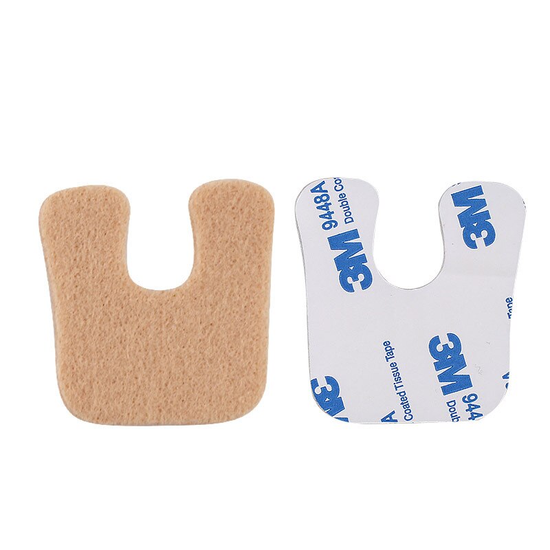 2 pcs U-Shaped GEL Felt Callus Foot Pads Pain Reli... – Grandado