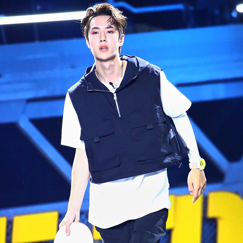 Hip Hop Costumes Men Street Dance Clothing Black H... – Grandado