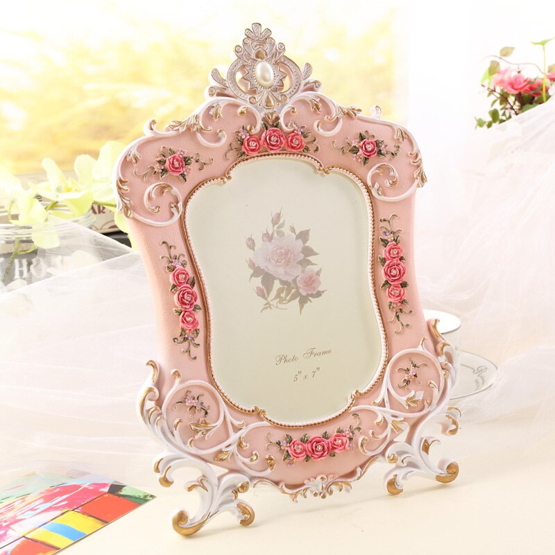 Photo Frame Cute garden rose beauty resin Home Dec... – Vicedeal