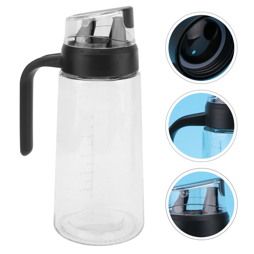 1Pc 600ml Glass Oil Pot Kitchen Oil Storage Bottle... – Grandado
