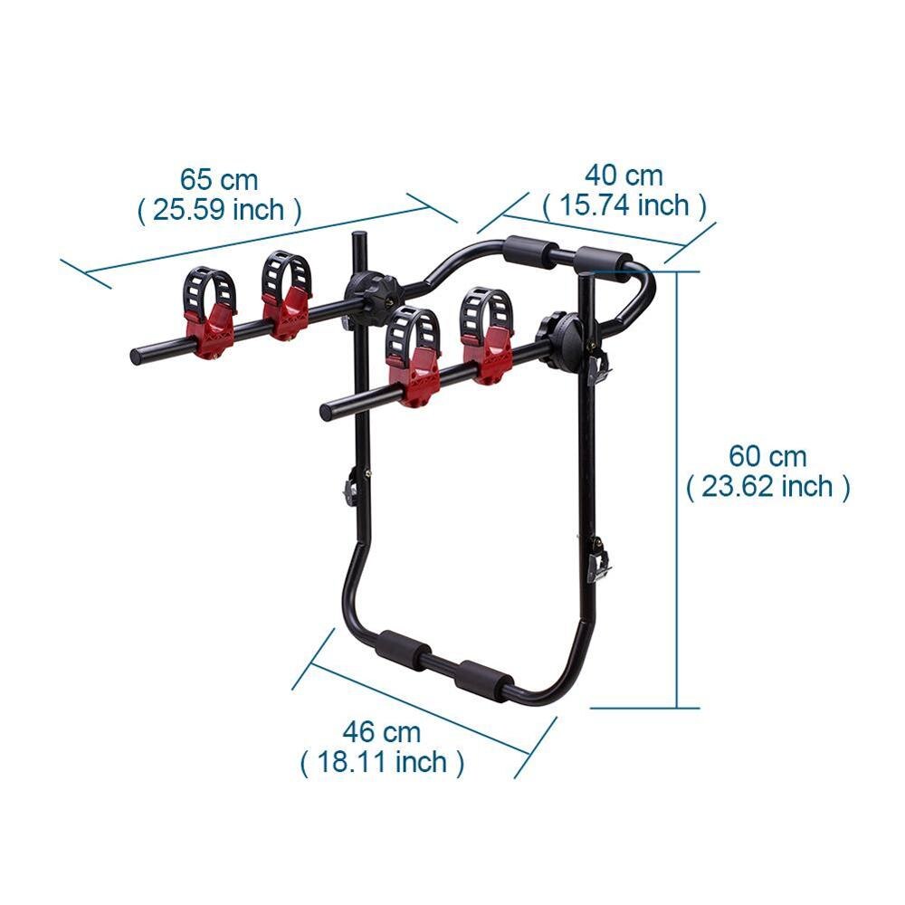 2-Bike Trunk Mount Racks Cycling Bicycle Stand Qui... – Vicedeal