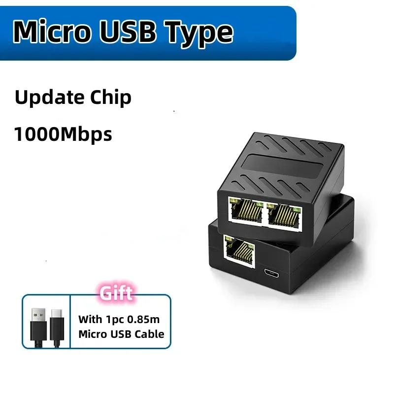 RJ45 Connector Adapter 1 to 2 Way Splitter Adapter... – Grandado