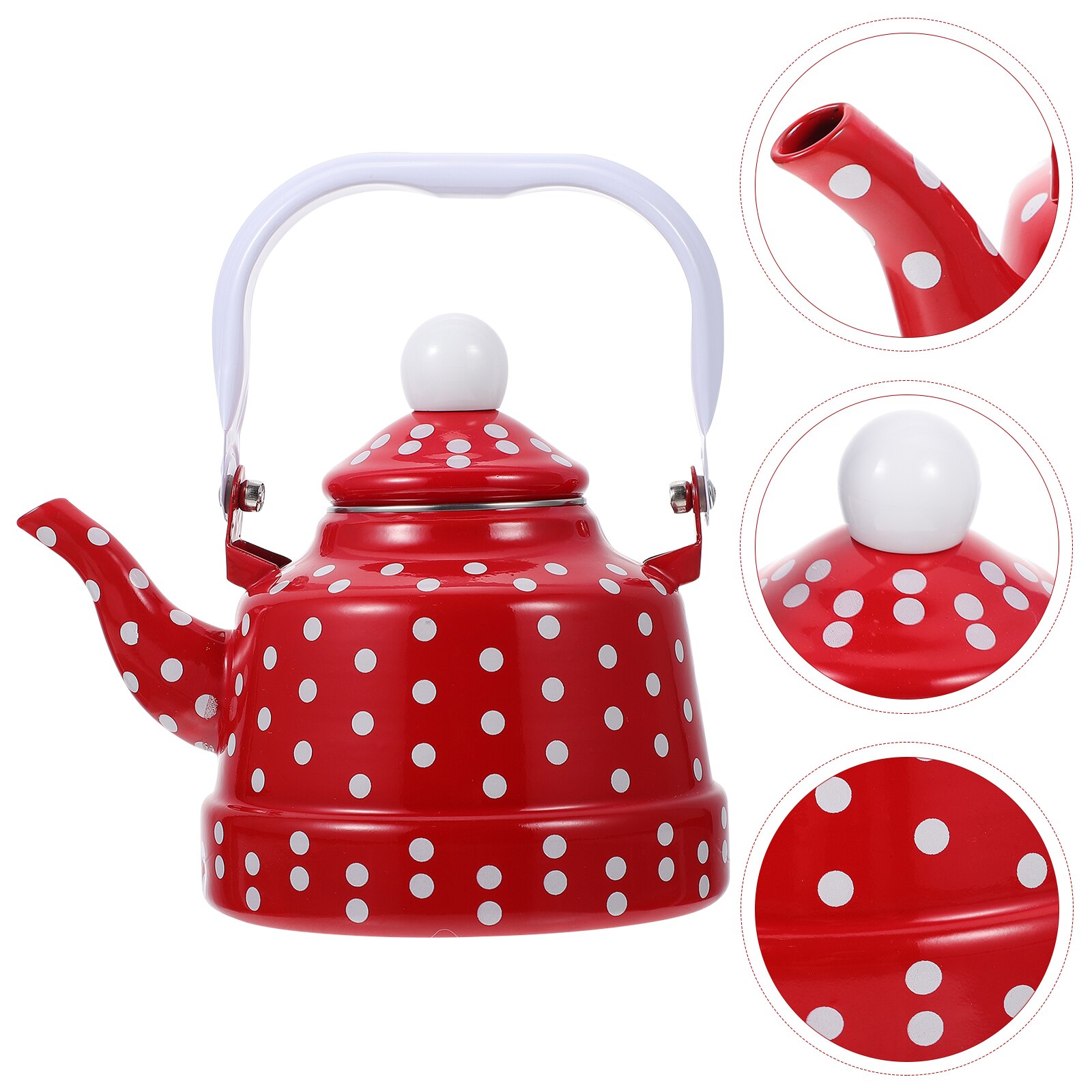 Water Boiling Kettle Enamel Dot Pattern Water Boil... – Vicedeal
