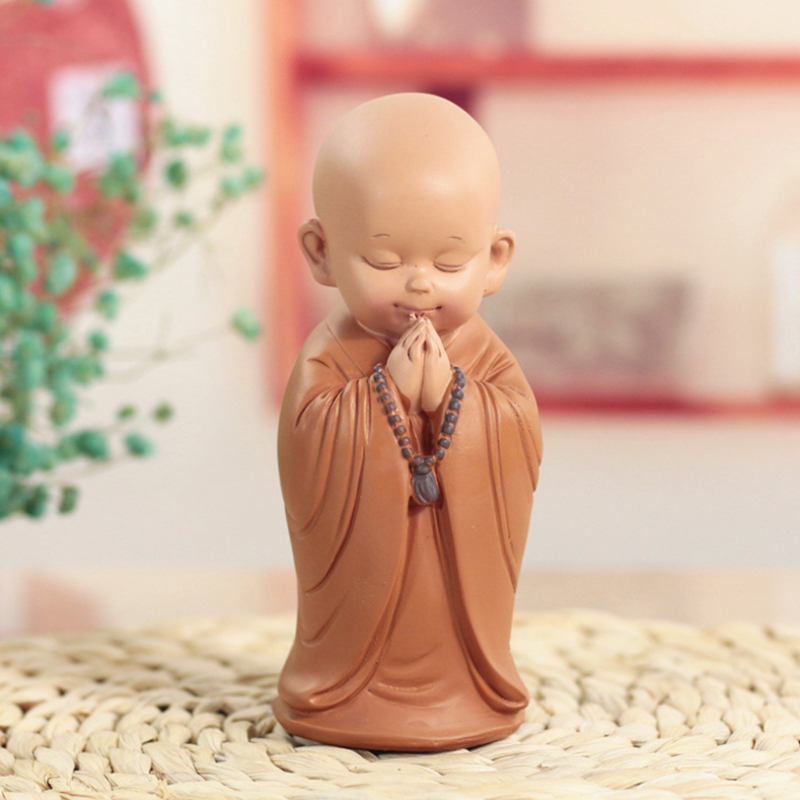Monk Figurines Car Decoration Crafts,Home Decor Ku... – Grandado
