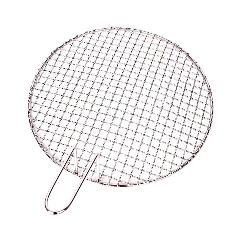 Stainless Steel Round Barbecue BBQ Grill Net Meshe... – Grandado