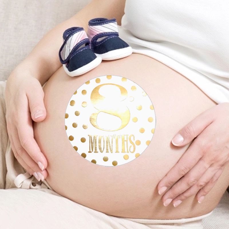 Baby Pregnant Women Monthly Photograph Sticker Fun... – Grandado