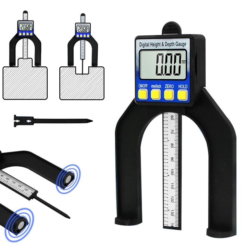 Digital Tread Depth Gauge tester measure tool LCD ... – Grandado