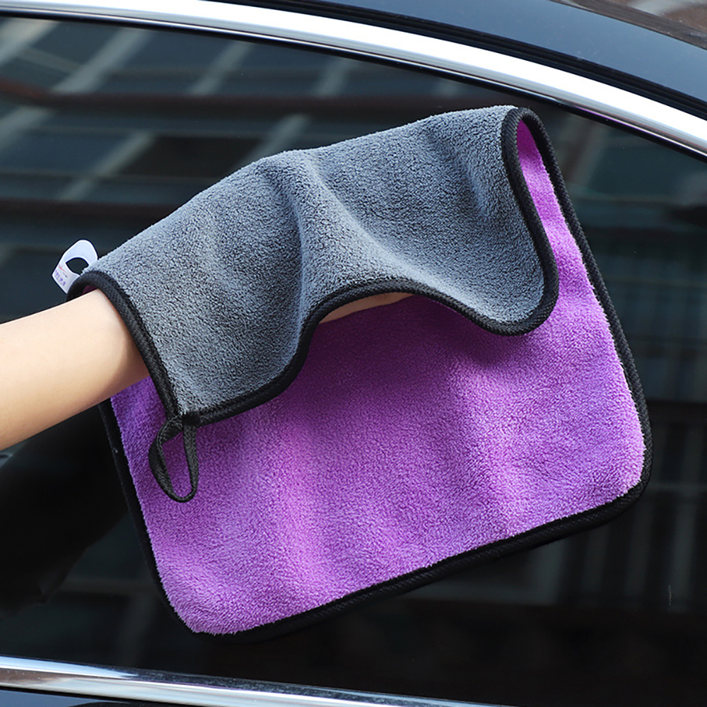Car Double-sided Coral Fleece Car Wash Towel Wipe ... – Vicedeal