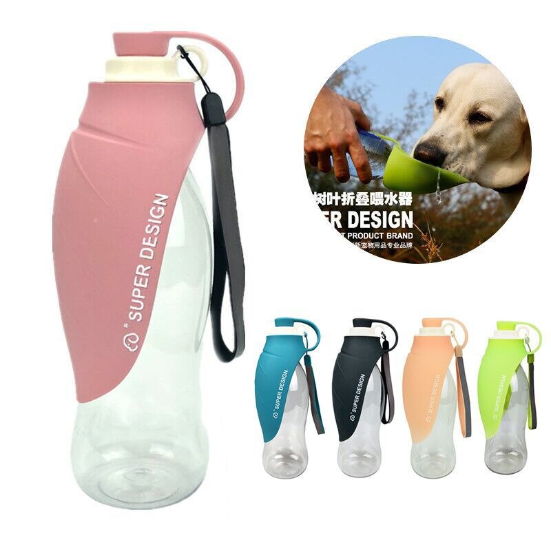 Portable Dog Water Bottle Pet Drinking Water Feede... – Grandado