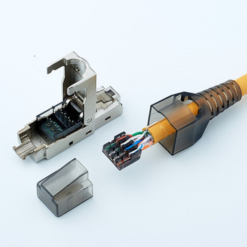 Shielded Crystal Head Cat6a Ethernet RJ45 Adapter ... – Grandado