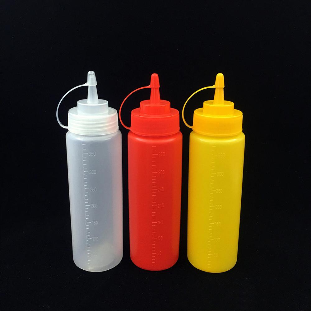 Condiment Squeeze Bottles Sauce Squirt Bottle with... – Vicedeal