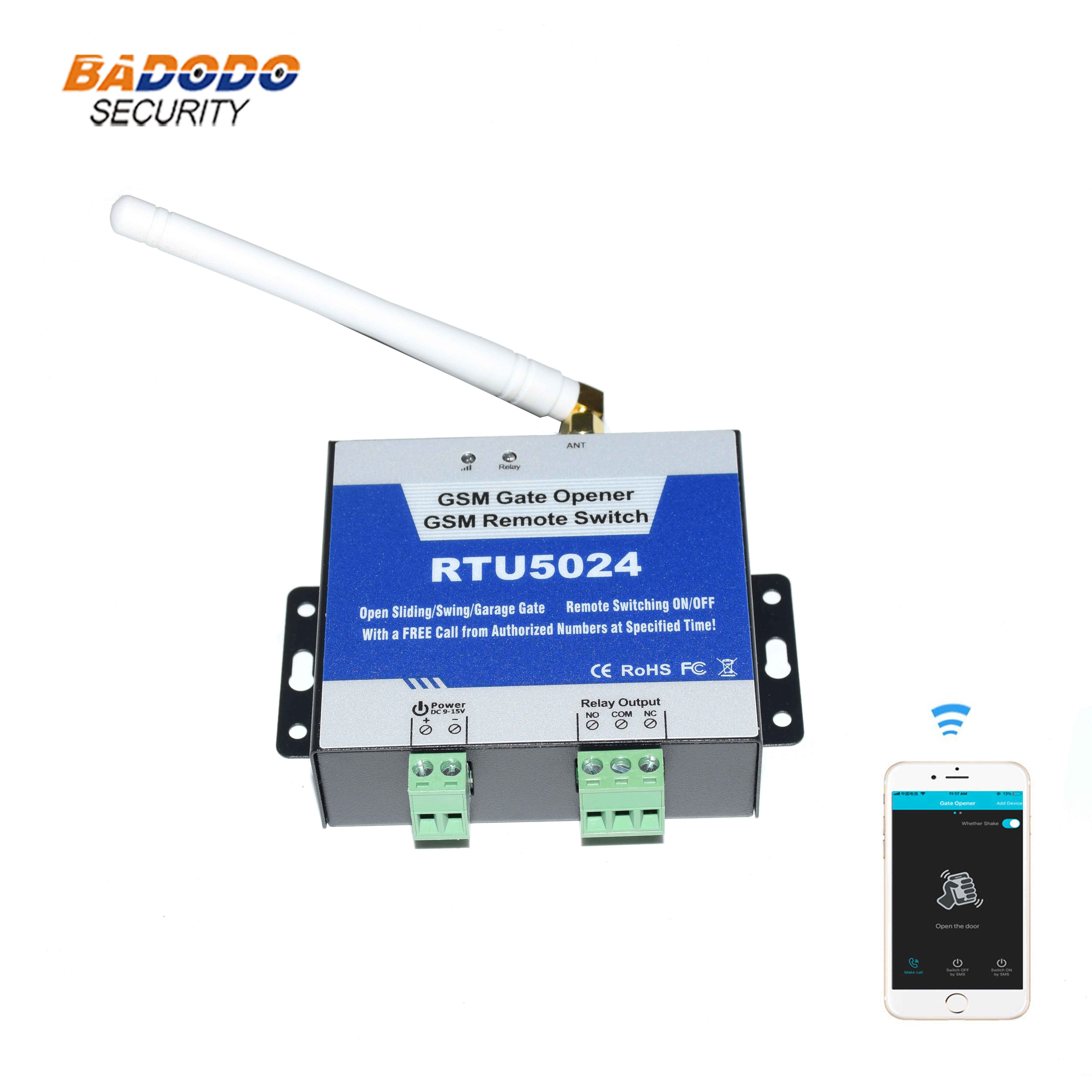 GSM 2G 3G RTU5024 GSM Gate Opener Remote Relay ON/... – Grandado