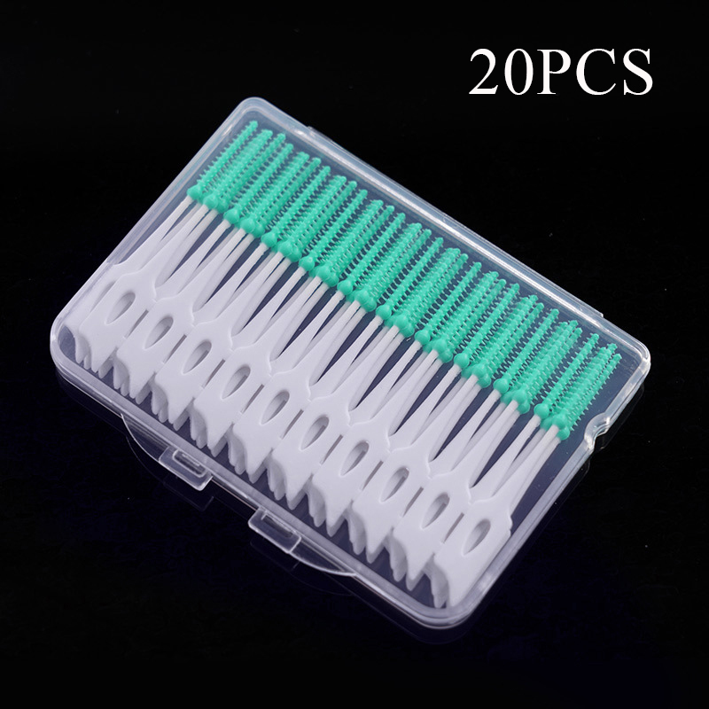 20/40 Pack Interdental Flossing Toothpicks Oral Ca... – Vicedeal