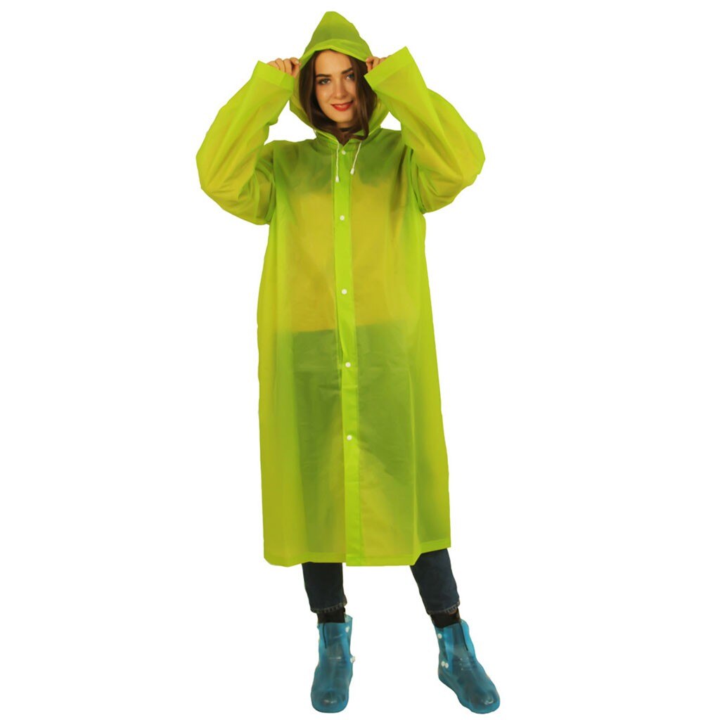 EVA Women Man Raincoat Thickened Waterproof Rain P... – Vicedeal