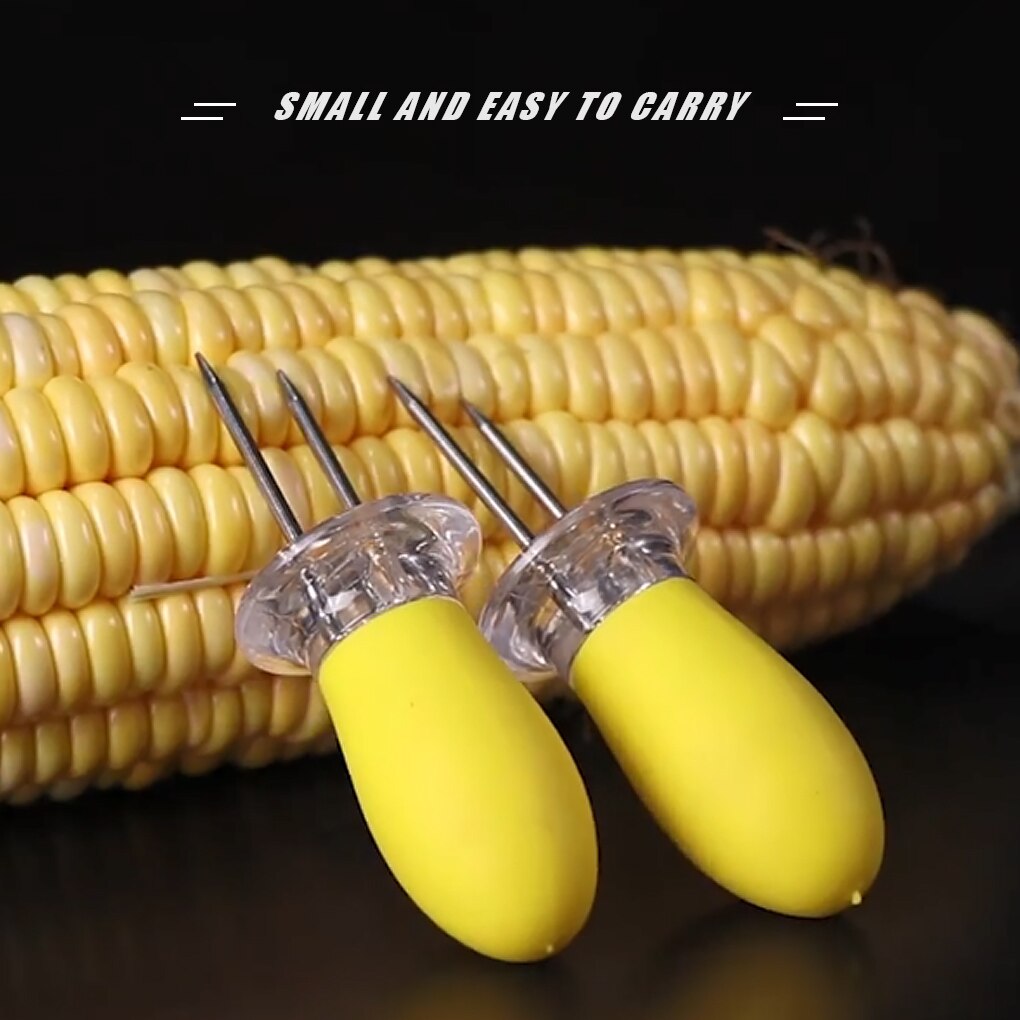 2pcs Fork Corn BBQ Skewer Stainless Steel Corn Hol... – Grandado