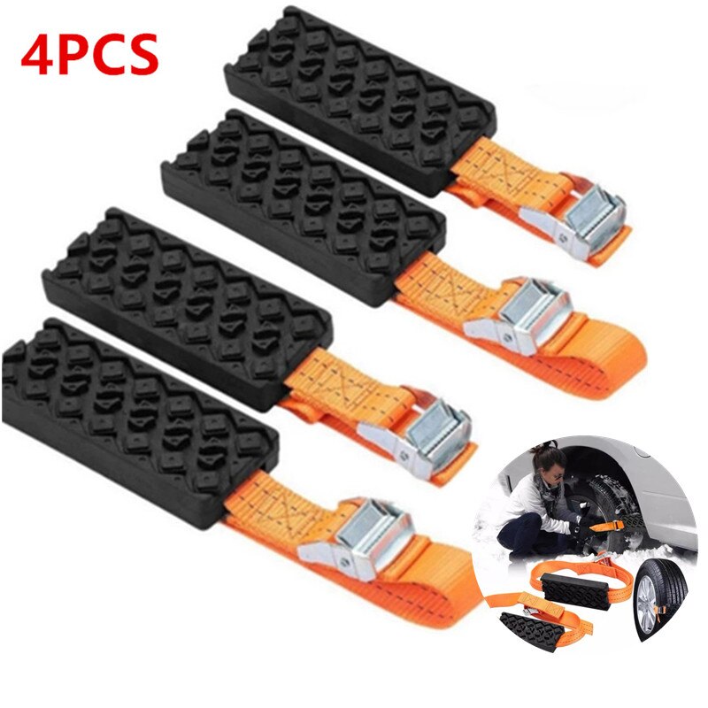 4PCS Winter Car Tire Snow Desert Anti-Skid Chains ... – Vicedeal