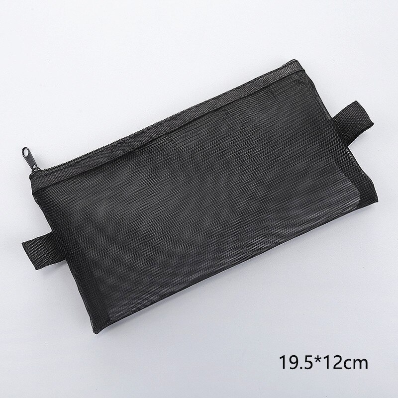 1PC Simple Transparent Mesh Pencil Case Nylon Pen ... – Vicedeal