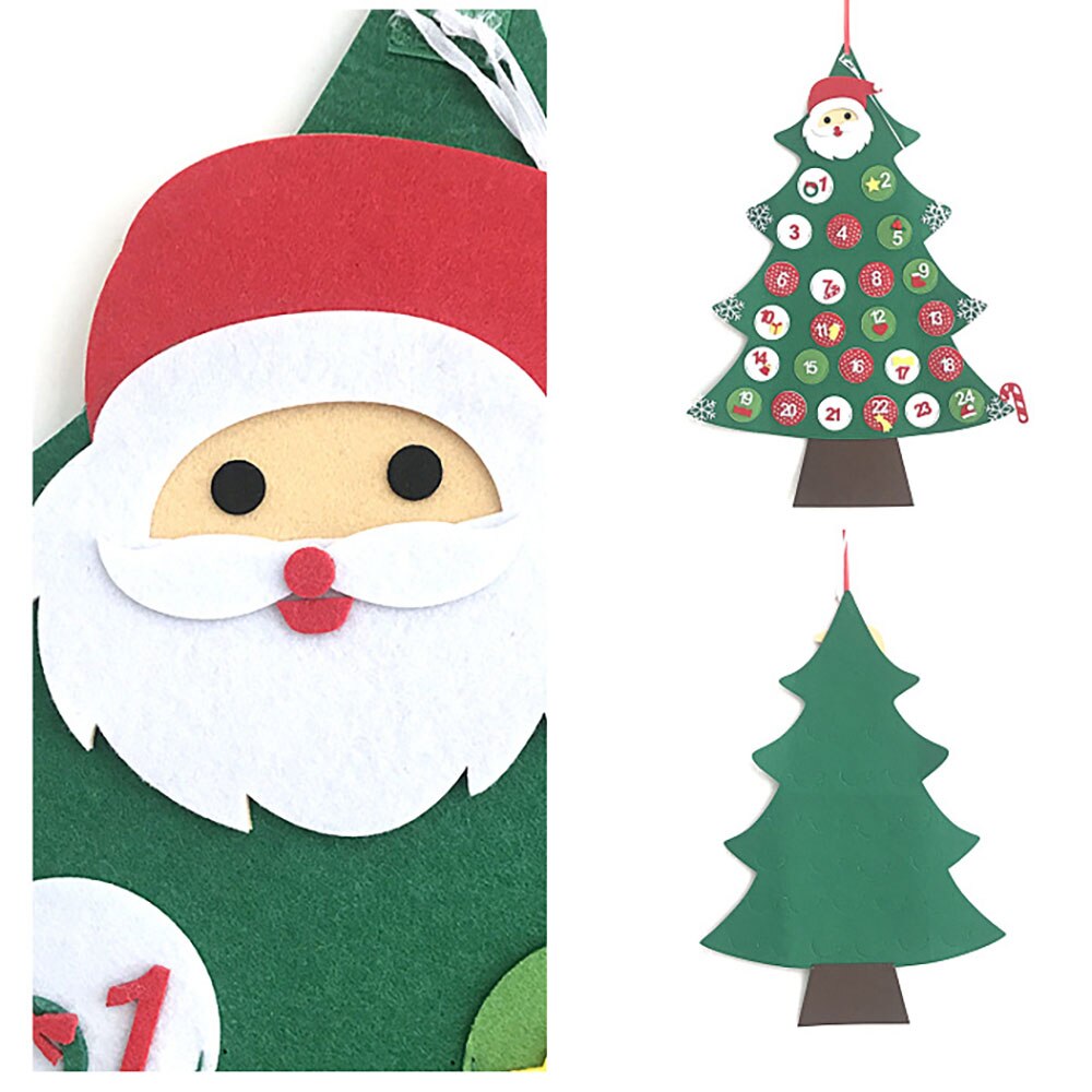 OurWarm DIY Felt Christmas Tree Advent Calendar Se... – Grandado