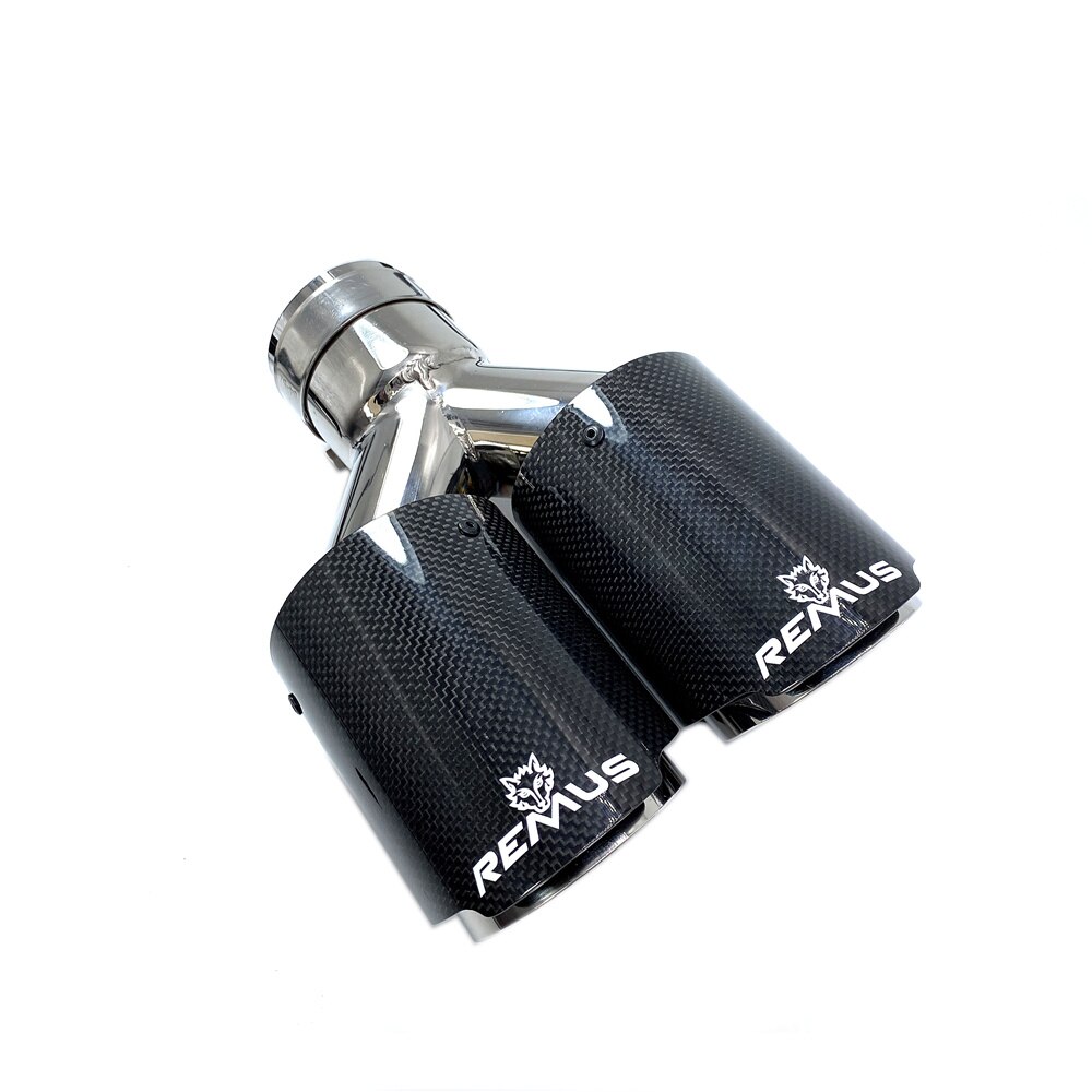 1PCS Car Exhaust Pipe Remus Glossy Carbon Fibre St... – Vicedeal