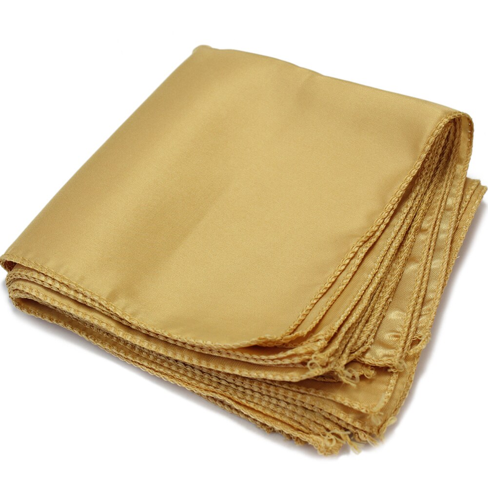 10Pcs Gold Square Cloth Napkins for Party Banquet ... – Grandado