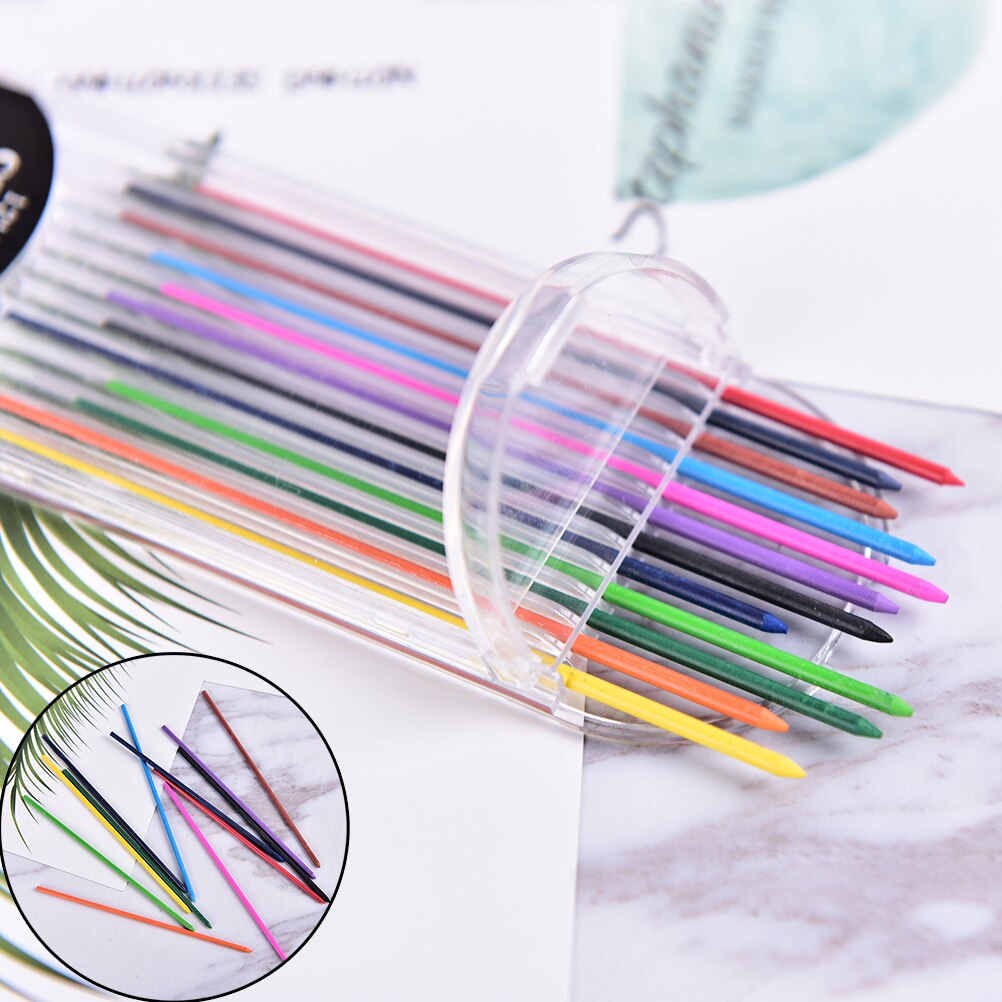 12pcs/box Color Lead Refill 12mm Drawing Colored 2... – Vicedeal