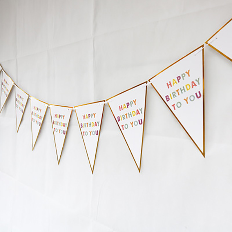 Large Birthday Banner Happy Birthday Pennant 1st B... – Grandado