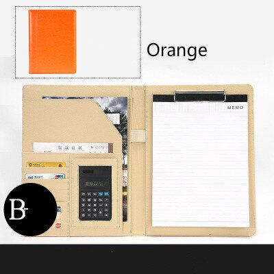 A4 Lederen Padfolio Map Voor Documenten Multifunct... – Vicedeal