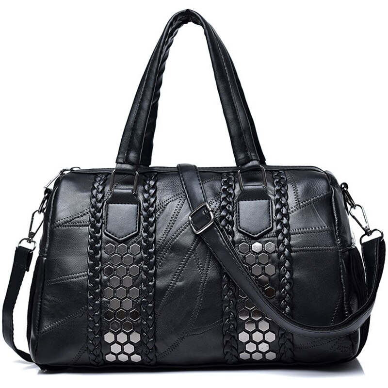 Studded Tassel Handbag Handbag Ladies Messenger Ba... – Vicedeal