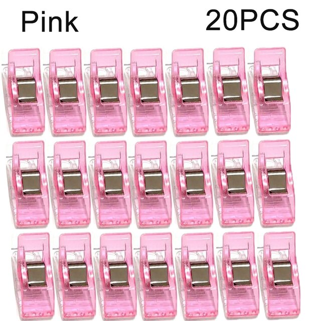 20Pcs Multipurpose Sewing Clips Colorful Binding C... – Grandado