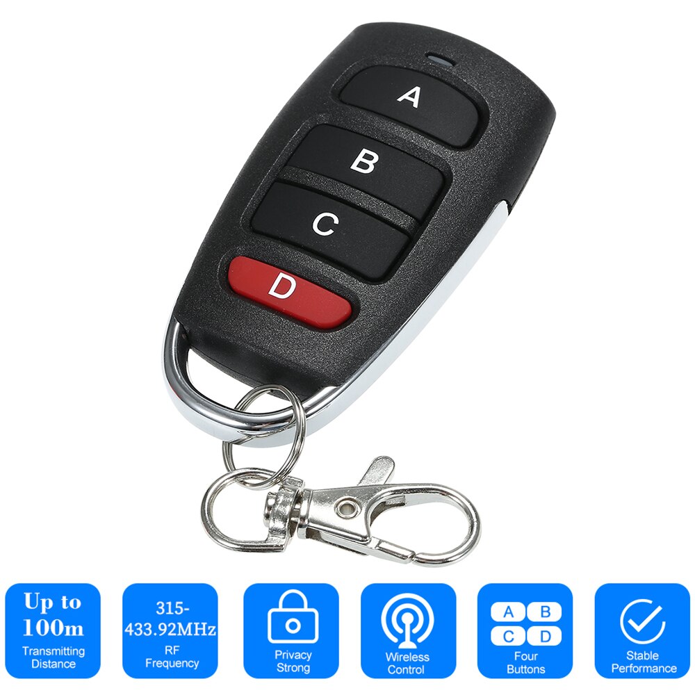 Universele Auto Afstandsbediening Sleutel 4 Kanaal... – Vicedeal