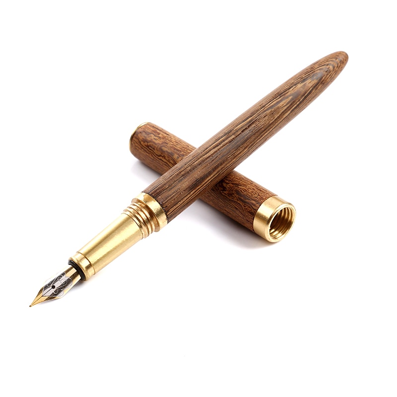 Hout Pen-Inkt 0.5 Mm Nib Luxe Houten Vulpen Kantoo... – Grandado
