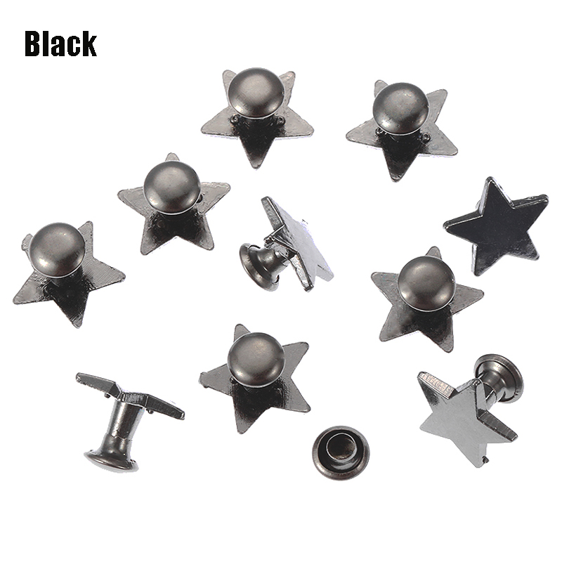 10Sets 10mm/12mm Screw Back Rivets Studs Metal Buc... – Vicedeal