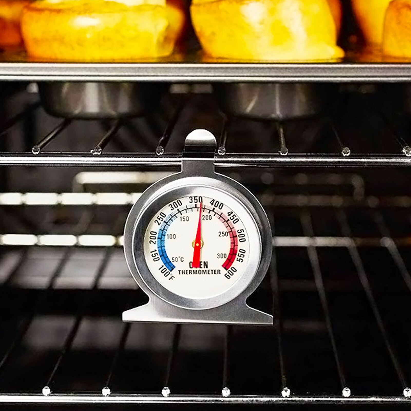 Termómetro de horno de acero inoxidable, medidor d... – Grandado
