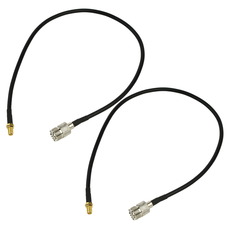 2X RF Coaxial Cable SMA Female To UHF SO239 PL259 ... – Grandado