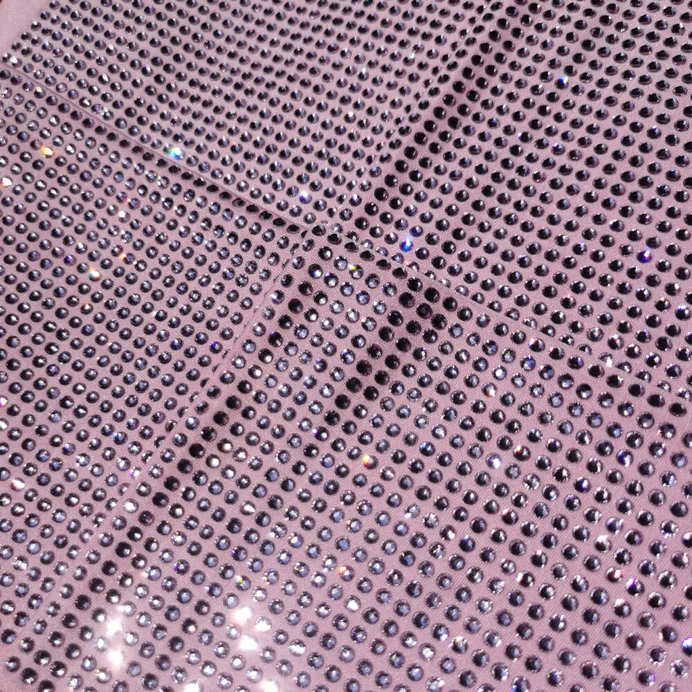 Kristall Stoff Palette Rose Rosa Kristall Strass P... – Grandado