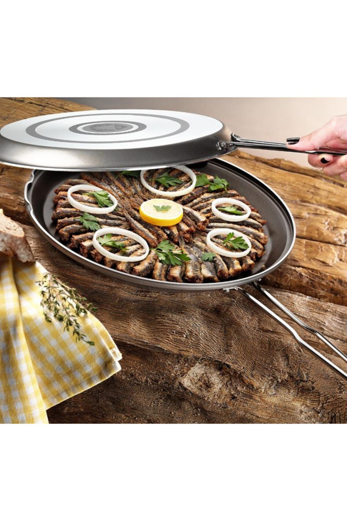 Double Sided Twin Fish Pastry Pan 32 cm – Grandado