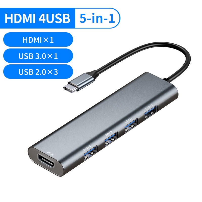 MC USB 3.0 Docking Station Aluminum 7-in-1 HUB RJ4... – Vicedeal