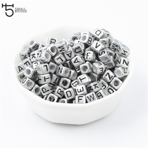 200pcs Acryl Kubus Letter Kralen voor Sieraden Mak... – Grandado