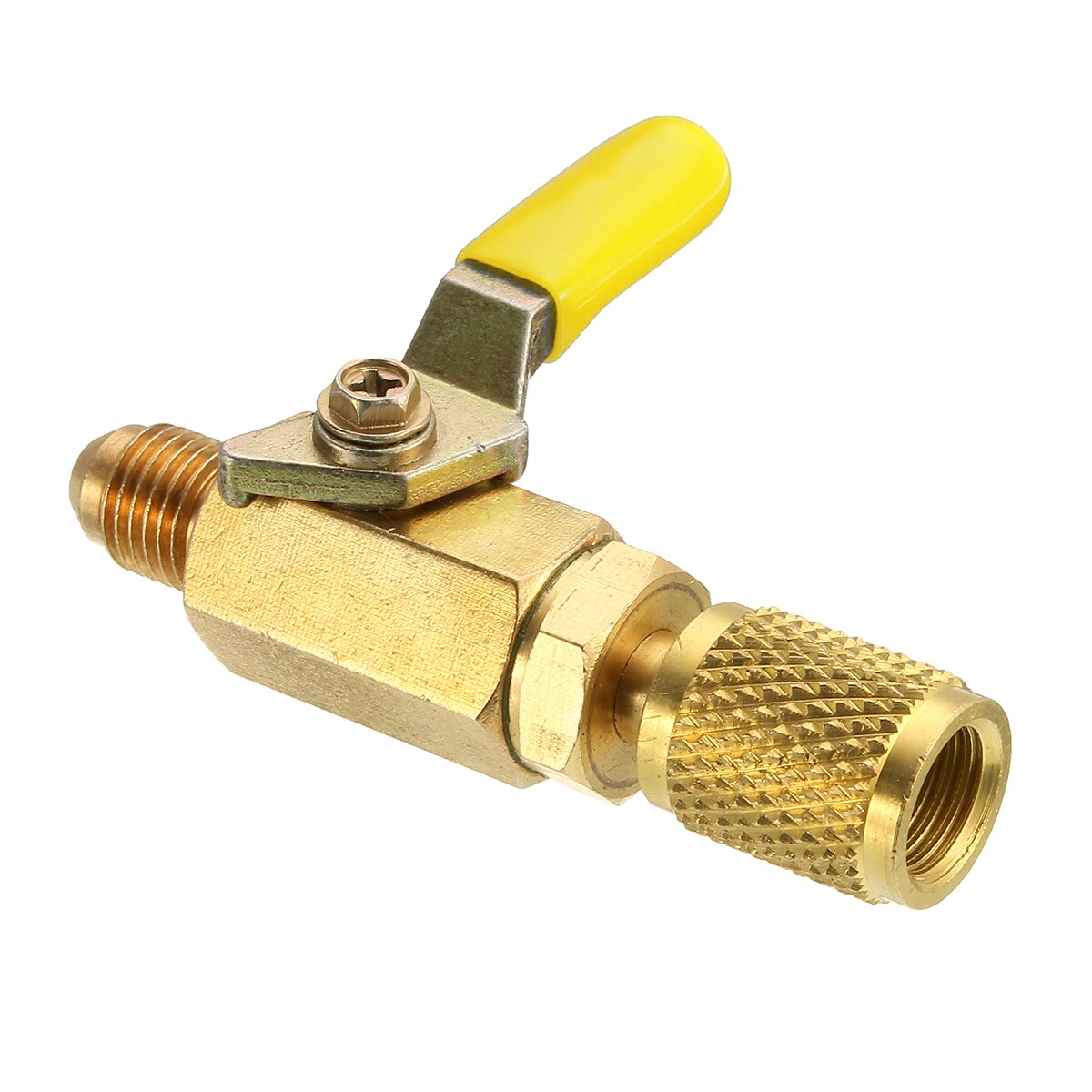 3 Color Brass Straight Ball Valves 1/4Inch SAE 800... – Vicedeal