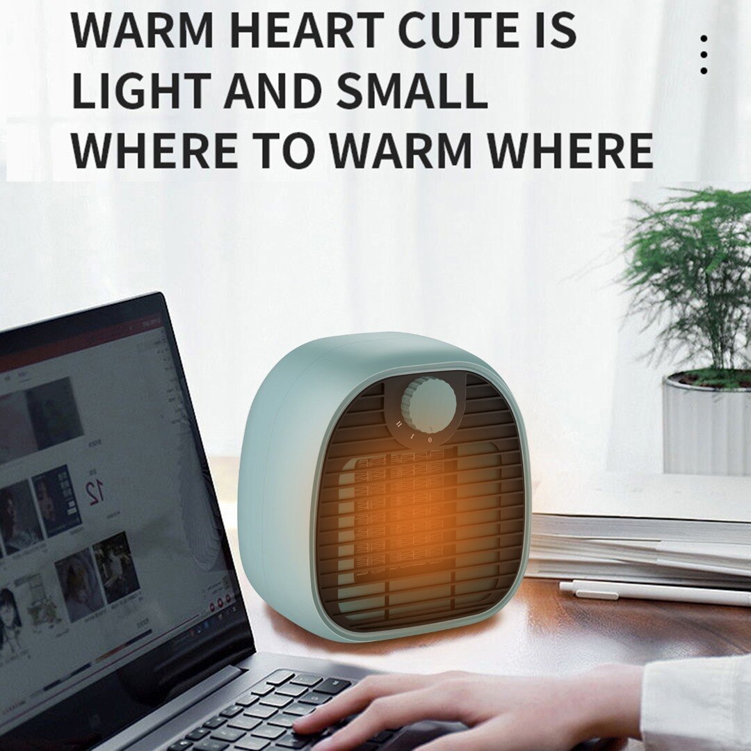 1000W Mini Electric Heater Portable Desktop Wind F... – Grandado