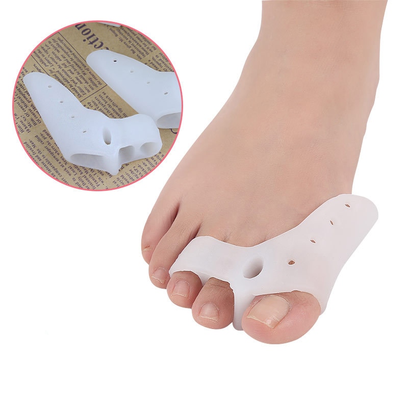 1 Pair Silicone Gel Foot Fingers Two Hole Toe Sepa... – Vicedeal